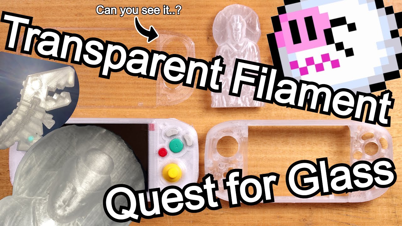Transparent Filaments | Tips to Improve See Through 3D Prints - YouTube