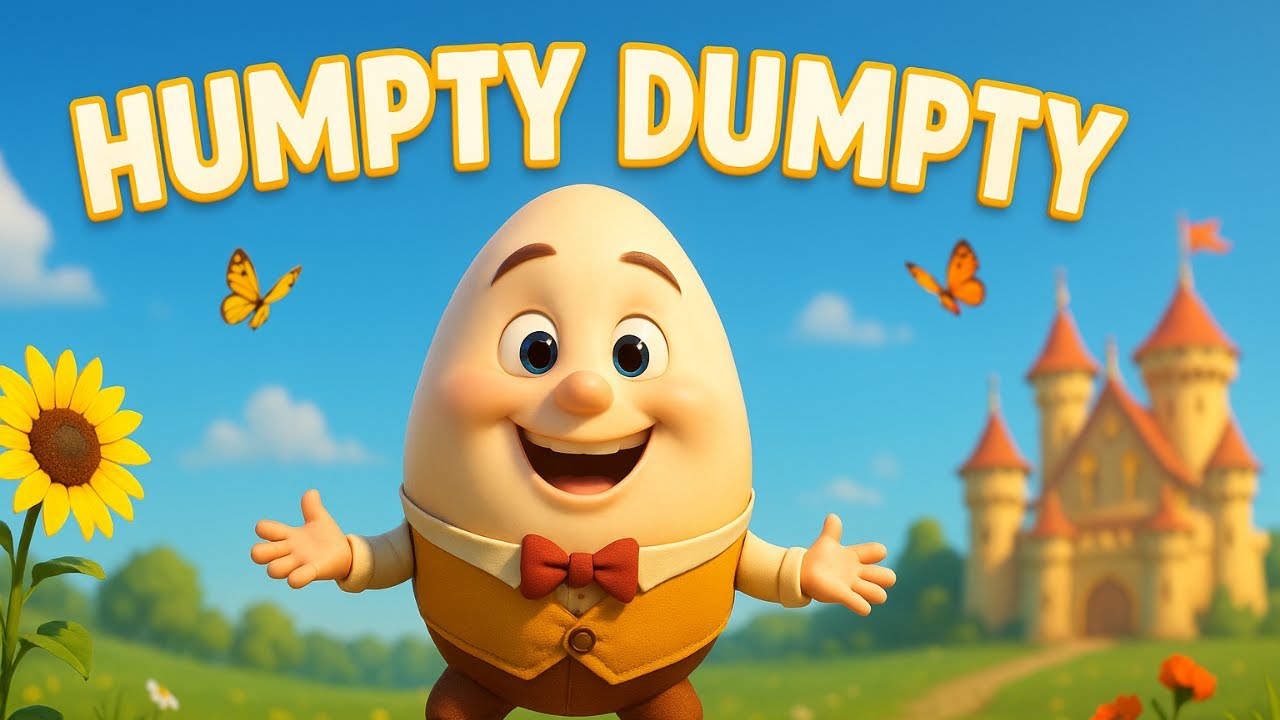 Humpty Dumpty Rhyme with Funny Dance & Friends - YouTube