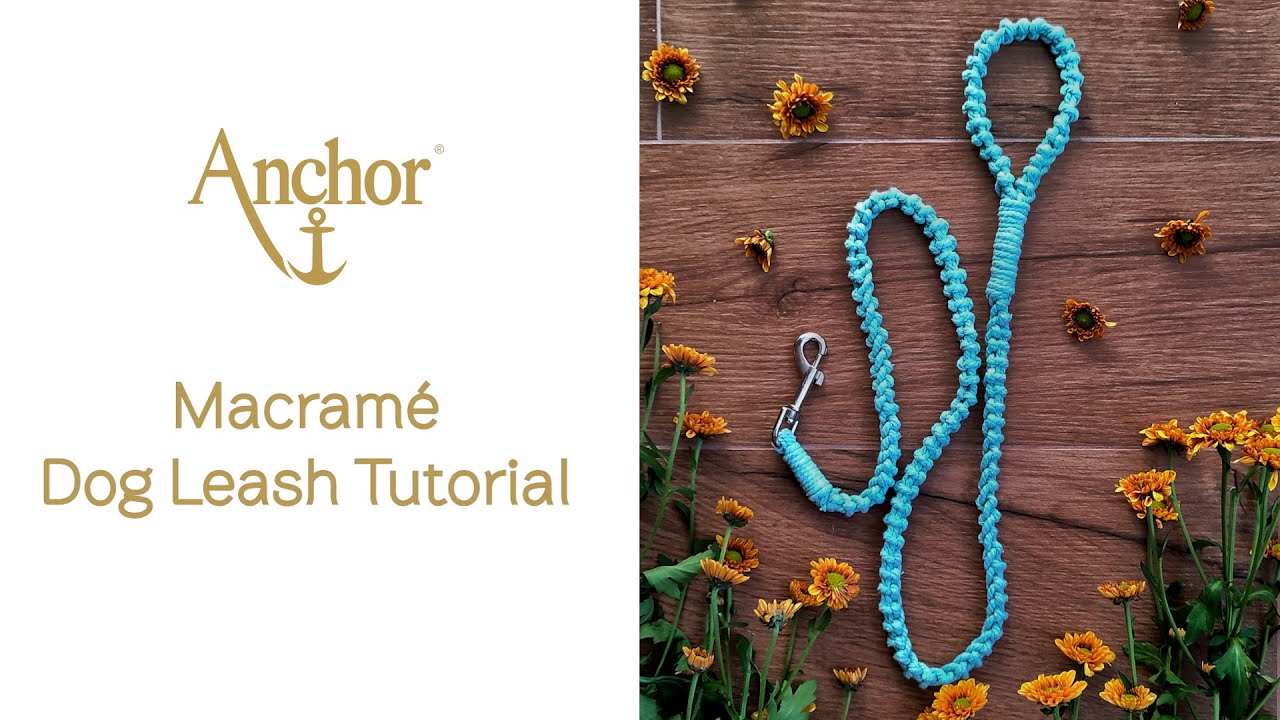 How to macramé - Dog Leash tutorial - YouTube