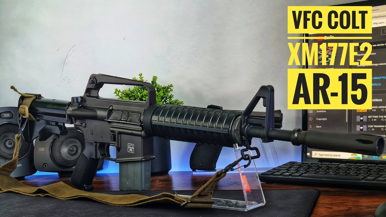 COLT XM177 AR-15 GBBR by VFC #airsoft - YouTube