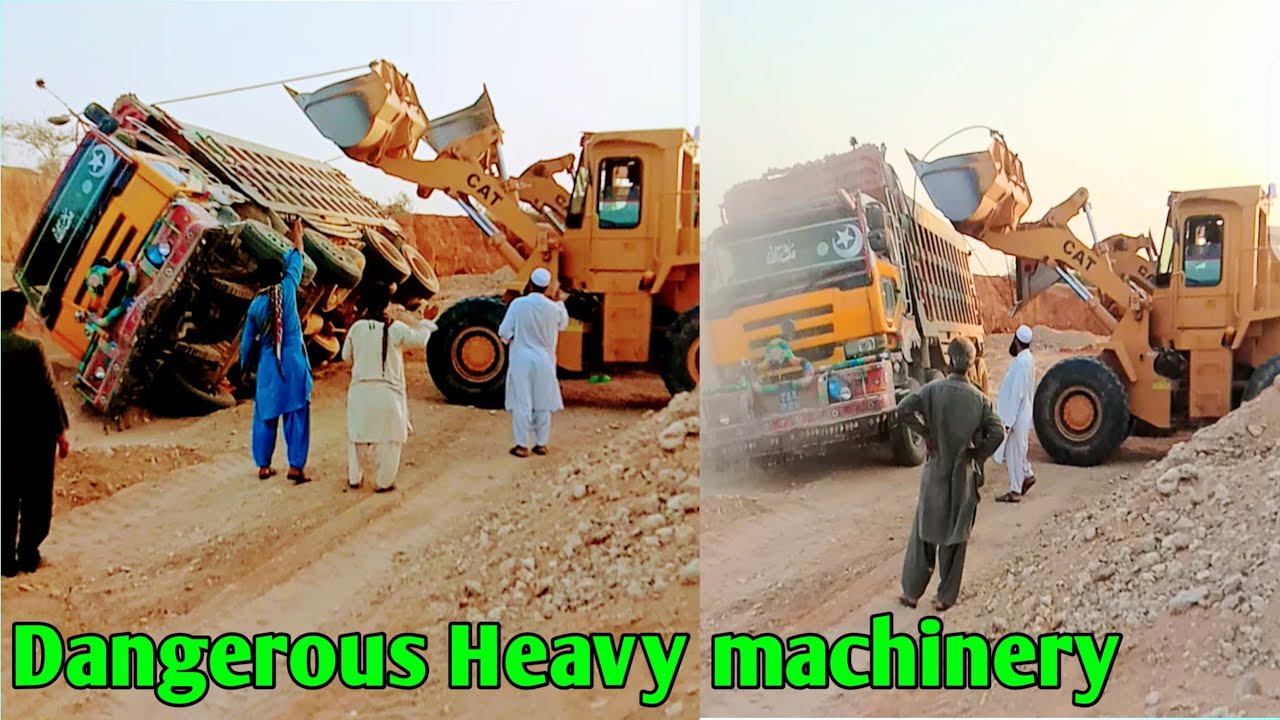 Extremely Dangerous Heavy Construction Equipment Fails | Hino dump ...