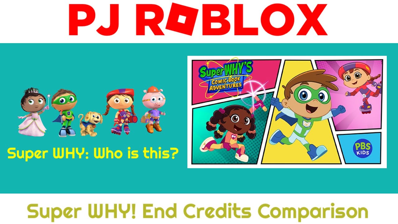 Super WHY! End Credits Comparison - YouTube