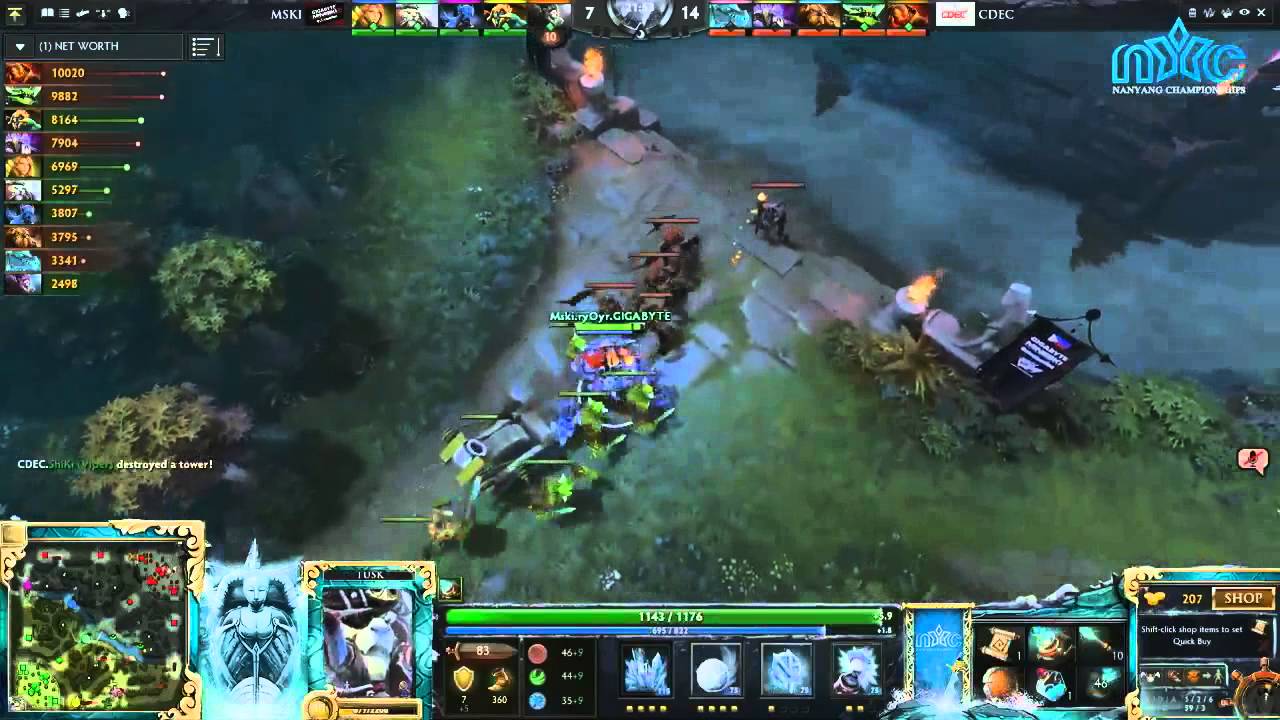 DOTA 2 PVP + Gameplay - Mineski vs CDEC - Game 1 - Nanyang ...