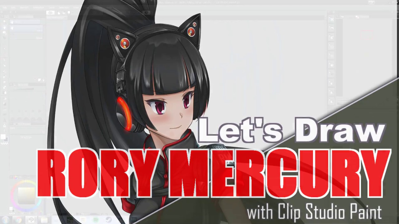 Let's DRAW Rory Mercury - YouTube