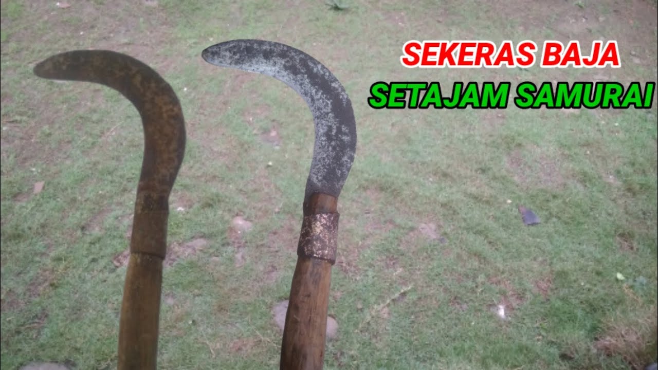 ARIT RUMPUT TAJAMNYA LUAR BIASA!! BEGINI CARANYA MENGASAH ARIT TUMPUL ...