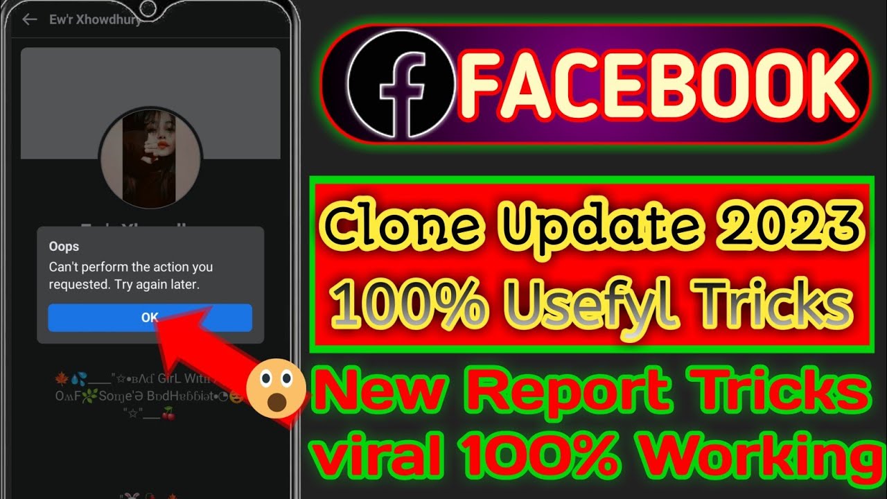 How to Clone Report on Facebook Account |Facebook Clone Update 2023 ...
