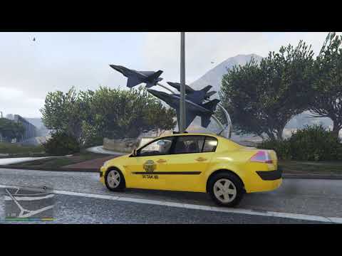 RENAULT MEGANE TAXI GTA5 MODE - MEGANE TAKSİ MOD