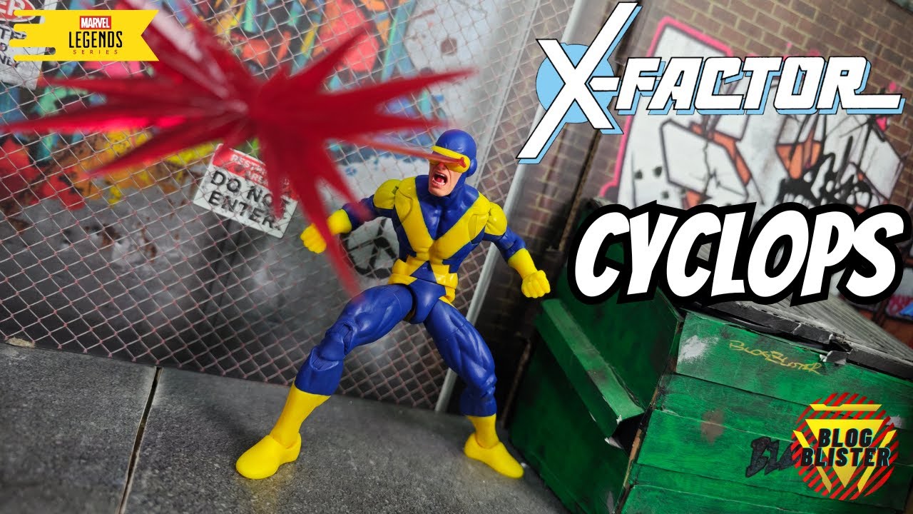 Marvel Legends Cyclops X Factor Nemesis BAF Reseña Review En Español ...