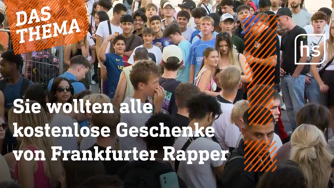 Hunderte Fans auf Frankfurter Zeil: Rapper Reezy und Achraf sorgen für ...