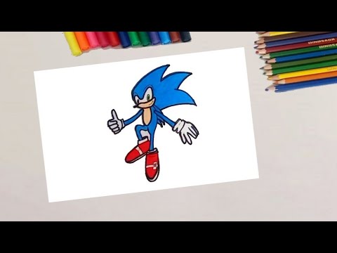 sonic drawing and painting: sonic painting video(marker & colored ...