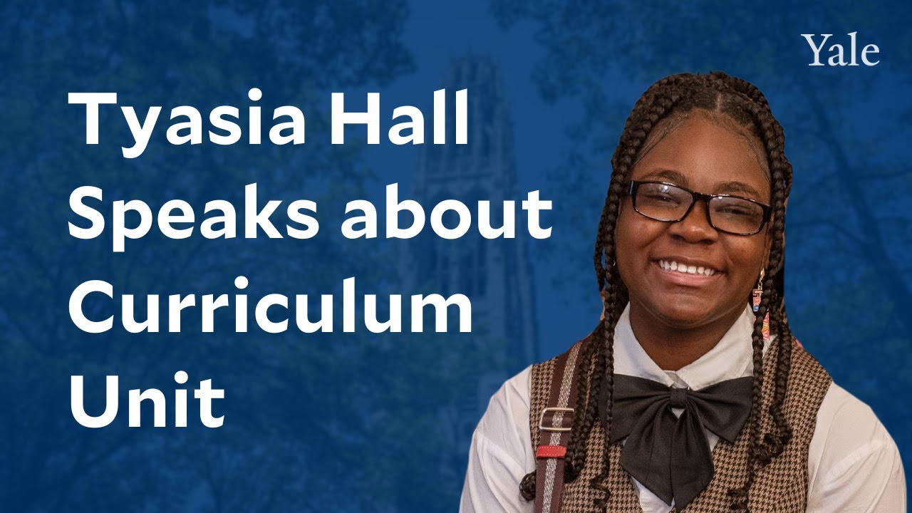 Chicago Student Tyasia Hall Presents Her Work from a Curriculum Unit ...