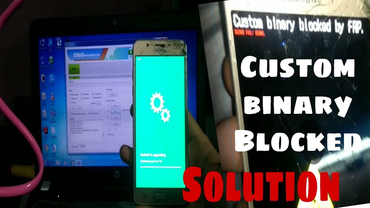Samsung J5 6 Custom binary blocked by frp problem का Solution - YouTube