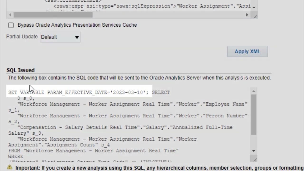 HCM Analytics | How do I create a cross subject area query with a date prompt? - YouTube