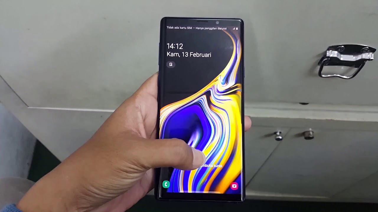 Samsung GALAXY Note 9 Ocean Blue - YouTube