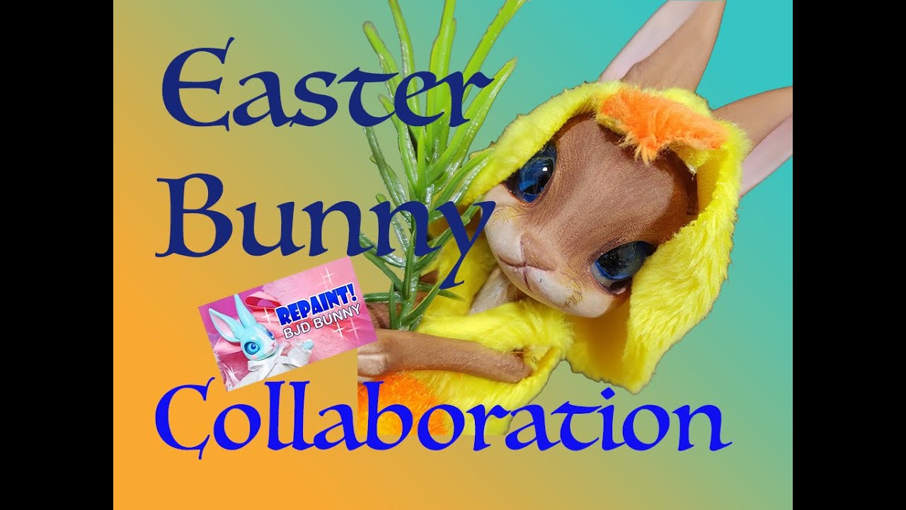 BJD Repaint! Easter Bunny Collaboration. Using Dollightful's mini Bunny ...