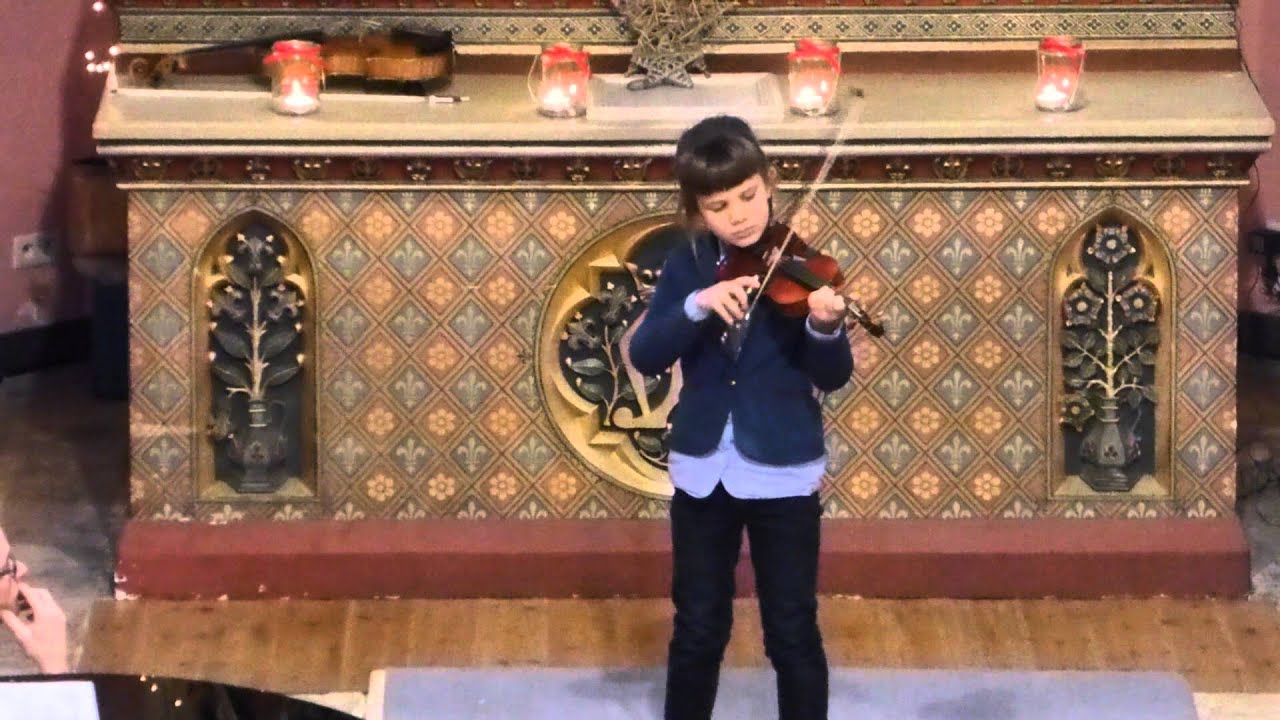 2014-12-13 Kerstconcert Altviool en vioolklas Sam Knops - Fran - YouTube