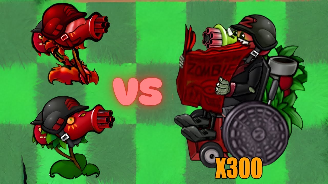 PVZ1 Fusion mod 2.2 Challenge!! New Plants Ultimate Cherry Fire Shooter ...