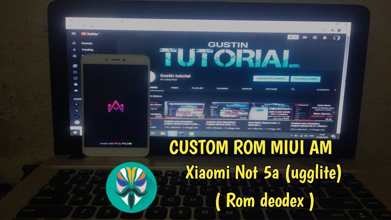 custom rom miui AM xiaomi note 5a ( ugglite ) rom deodex - YouTube