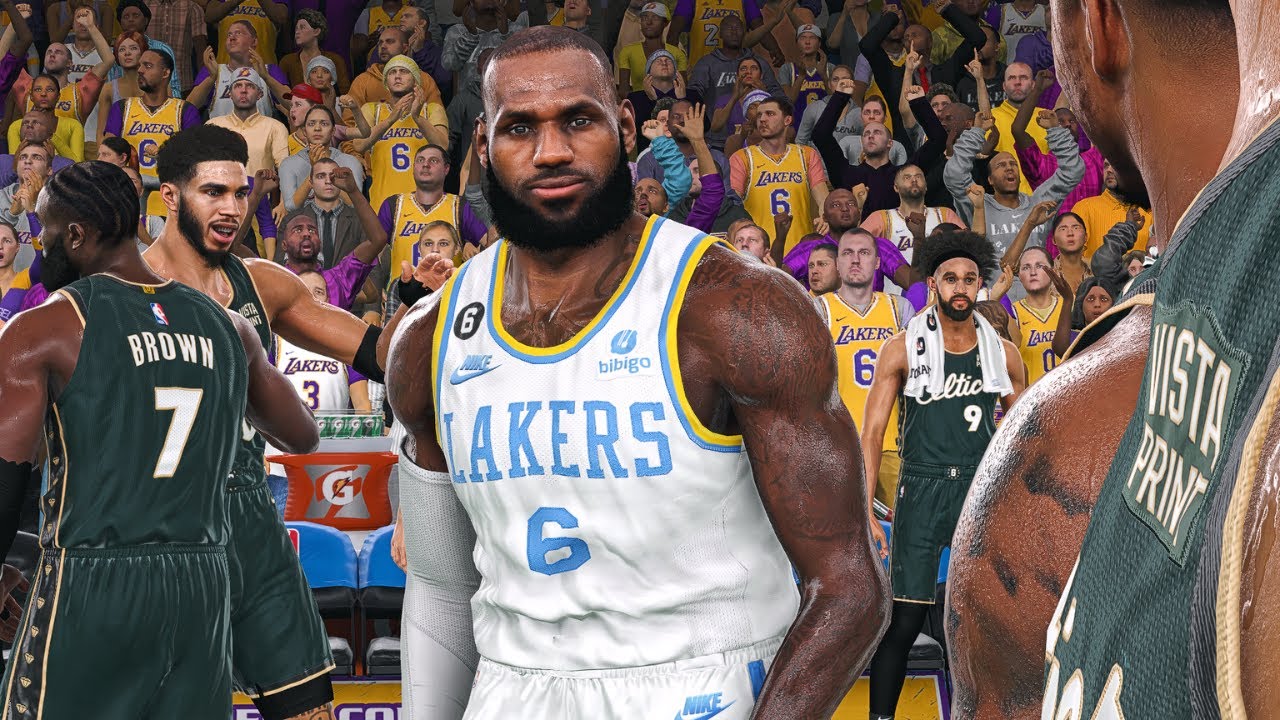 CELTICS vs LAKERS | INSANE REALISM! Ultra Modded NBA 2K23 Realistic ...