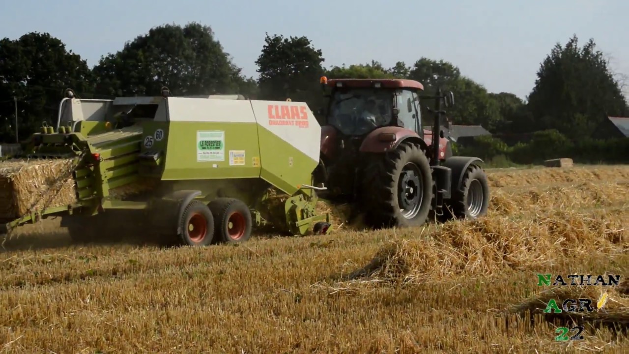 Paille 2018 | Case Puma 200 & Claas Quadrant 2200 |SARL Le Forestier ...