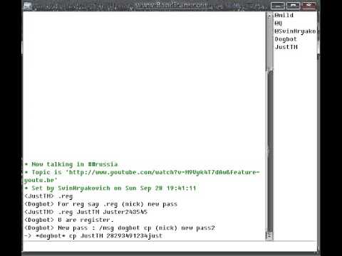 how to register in ##russia @ quakenet. - YouTube