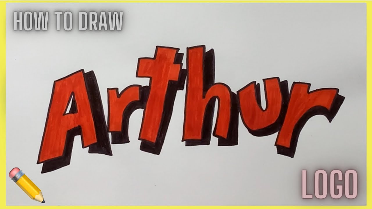 How to draw the Arthur Logo ️ - YouTube