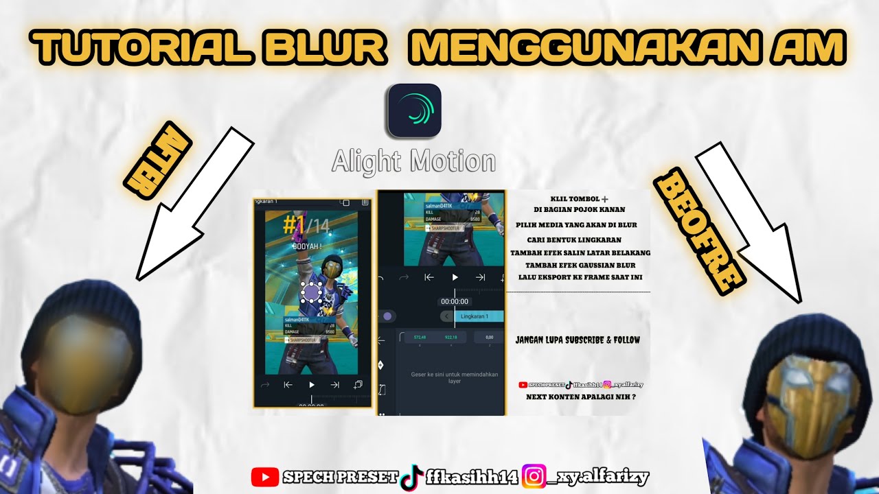 TUTORIAL BLUR DI ALIGHT MOTION - YouTube