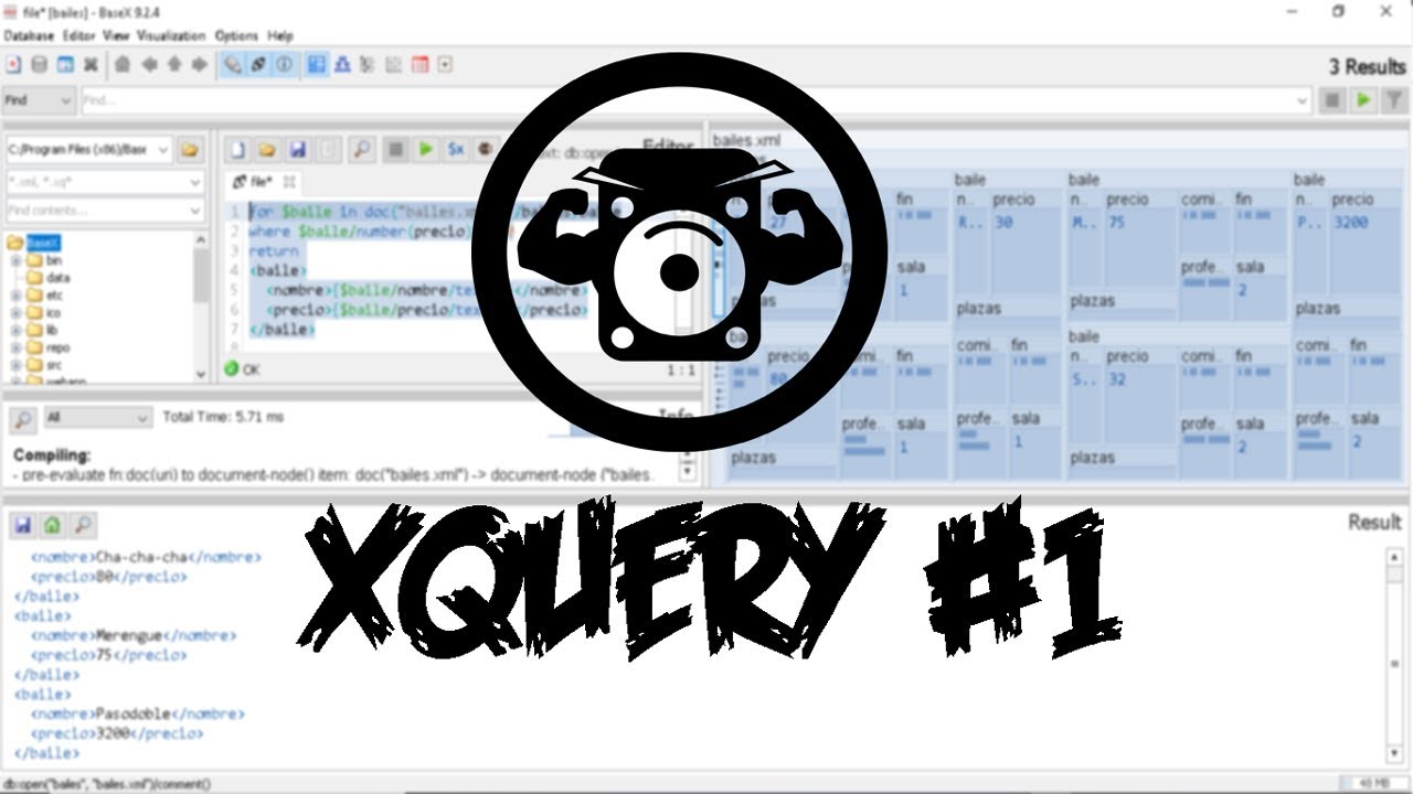 Ejercicios Xquery 1 ¡primeros Pasos Con Xquery Youtube