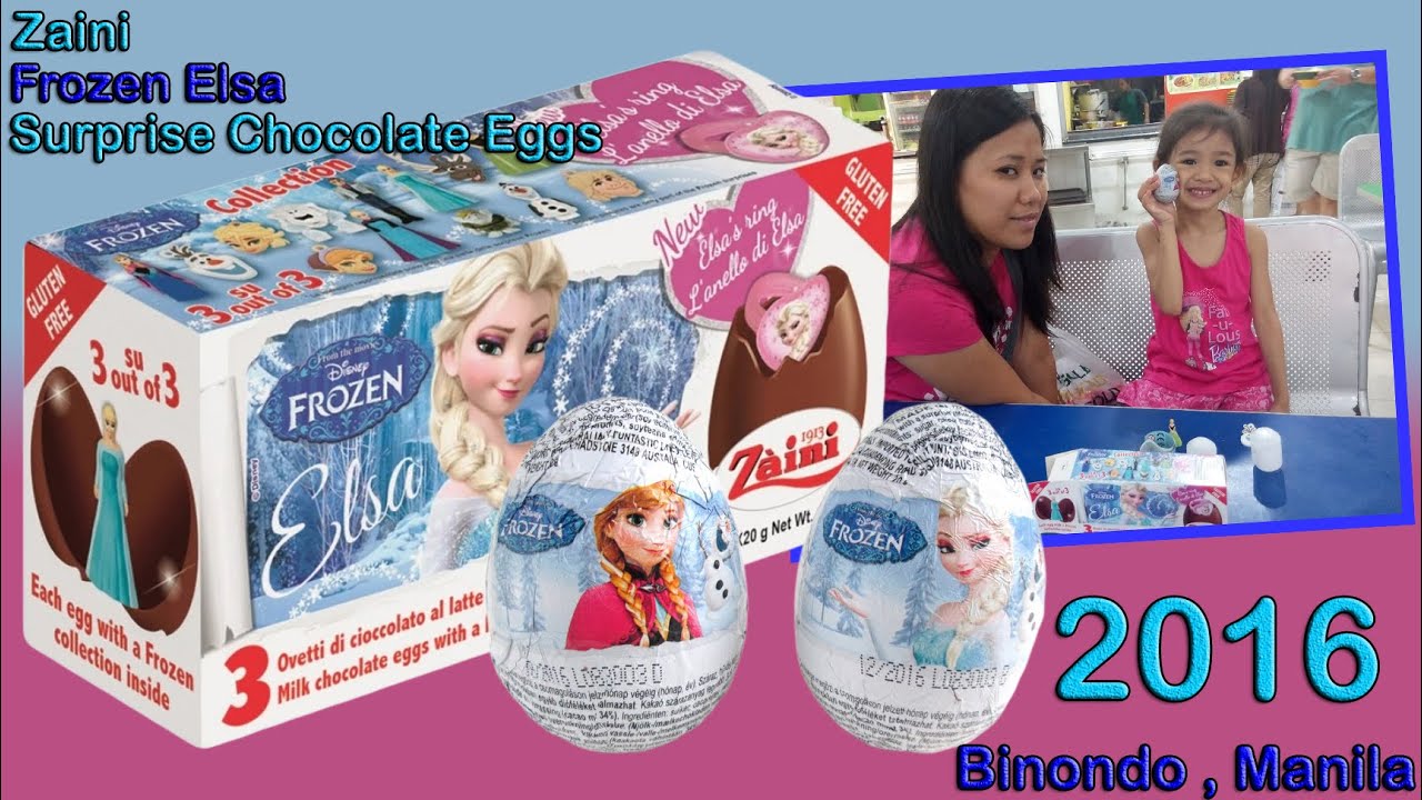 #37 2016 - Zaini Frozen Elsa Surprise Chocolate Eggs @ 999 Shopping ...
