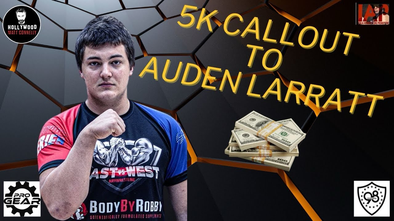 5K Callout To Auden Larratt - YouTube