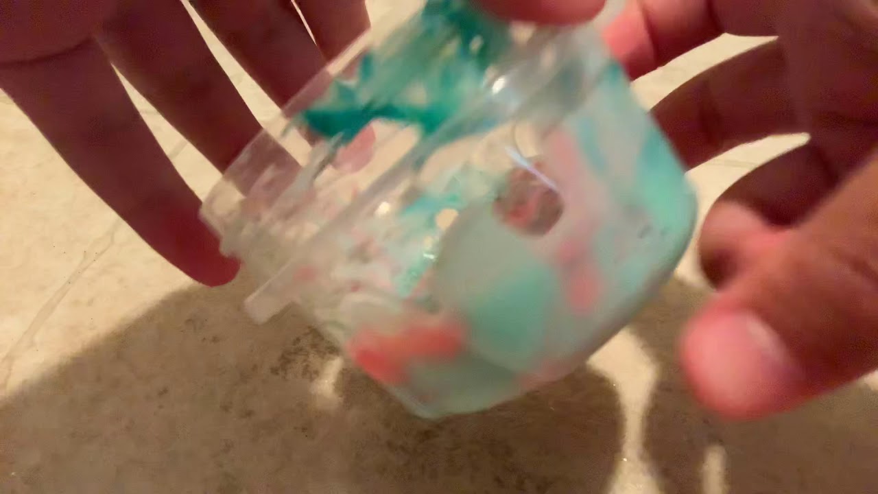 Water melon slime ASMR - YouTube