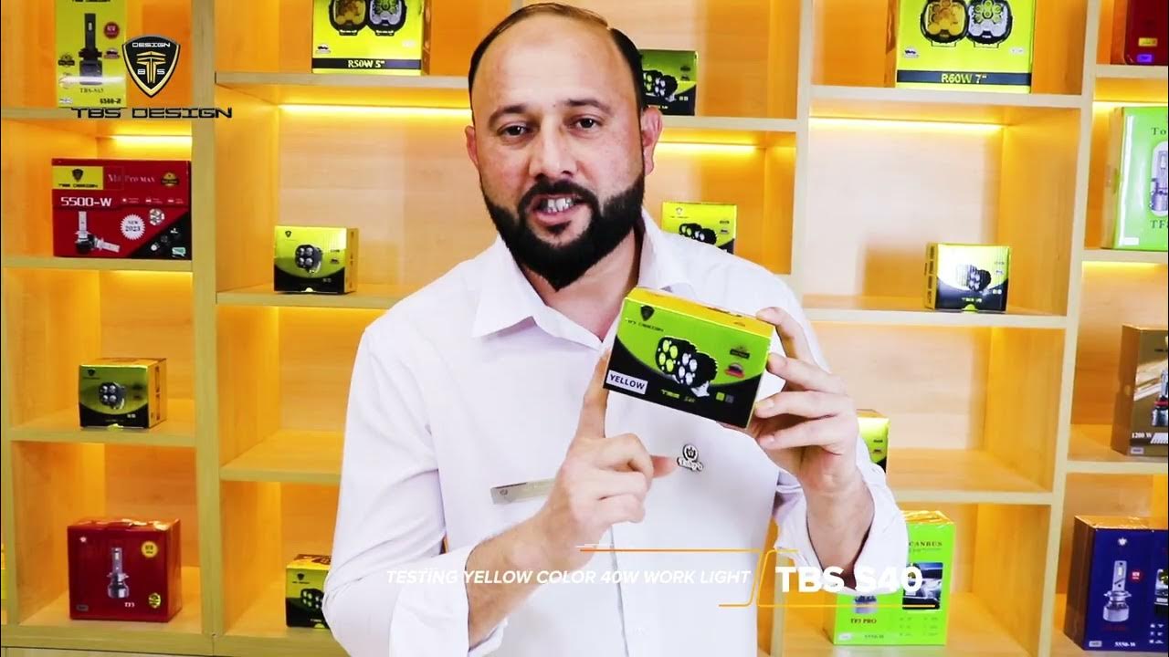 New 3 Models Work Lights | TBS S40 White | TBS S40 Yellow | TBS S40 PRO YW | Tobysouq.com - YouTube