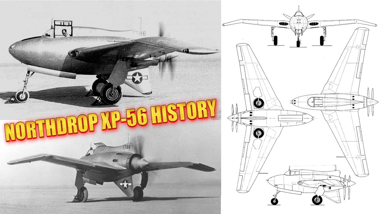 A Revolutionary Aircraft Design Gone Wrong - Northrop XP-56 WW2 History ...
