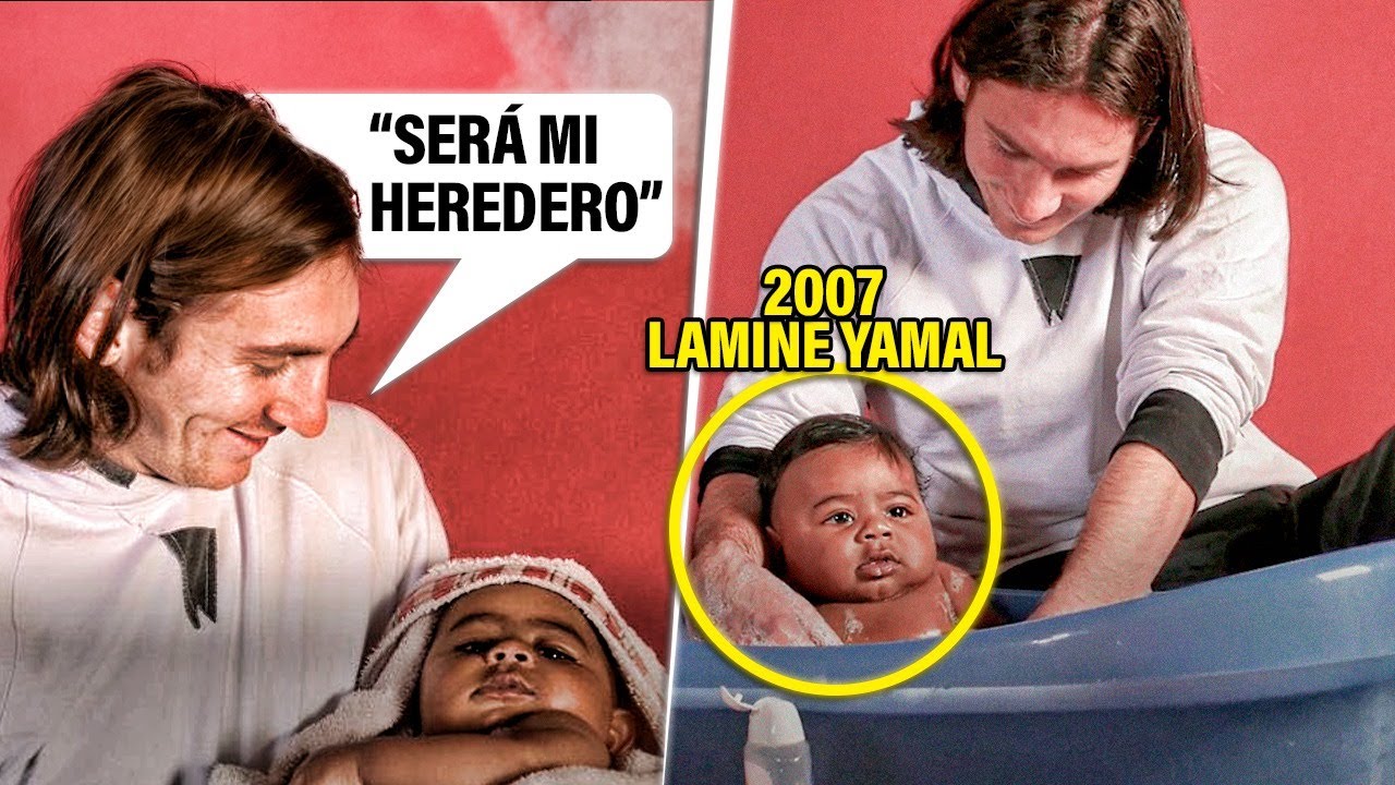 POR QUÉ DIABLOS MESSI FUE A “BAUTIZAR” a LAMINE YAMAL cuando ERA UN ...