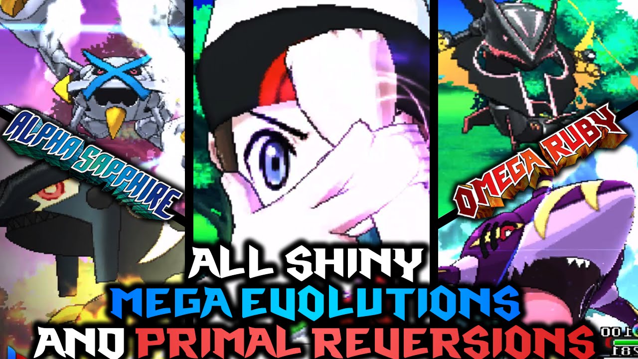 ALL NEW ORAS SHINY MEGA EVOLUTIONS & PRIMAL REVERSIONS!!! - Pokemon ...