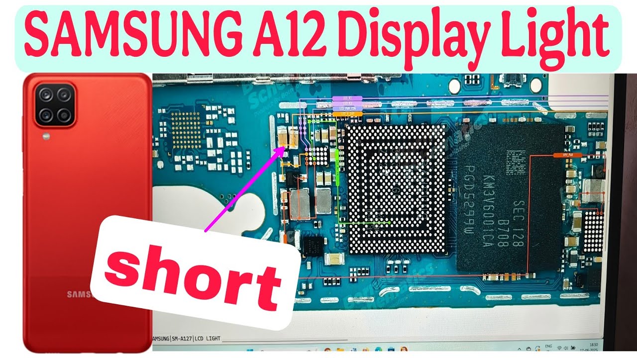 Samsung A12 Display Light Problem Solution || samsung M12 display Light ...