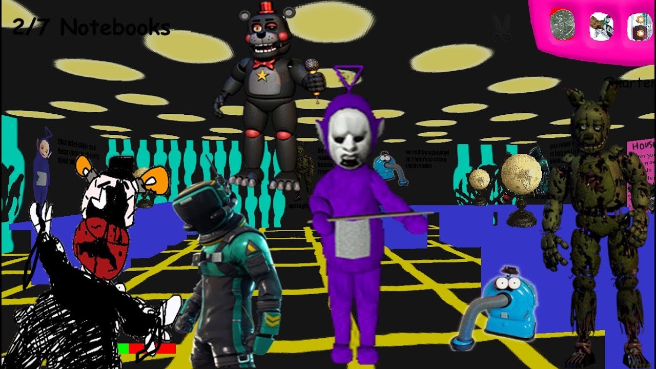 TELETUBBIES IN BALDI'S BASICS!? Tinky Winky Guide to a Tubby Custard ...