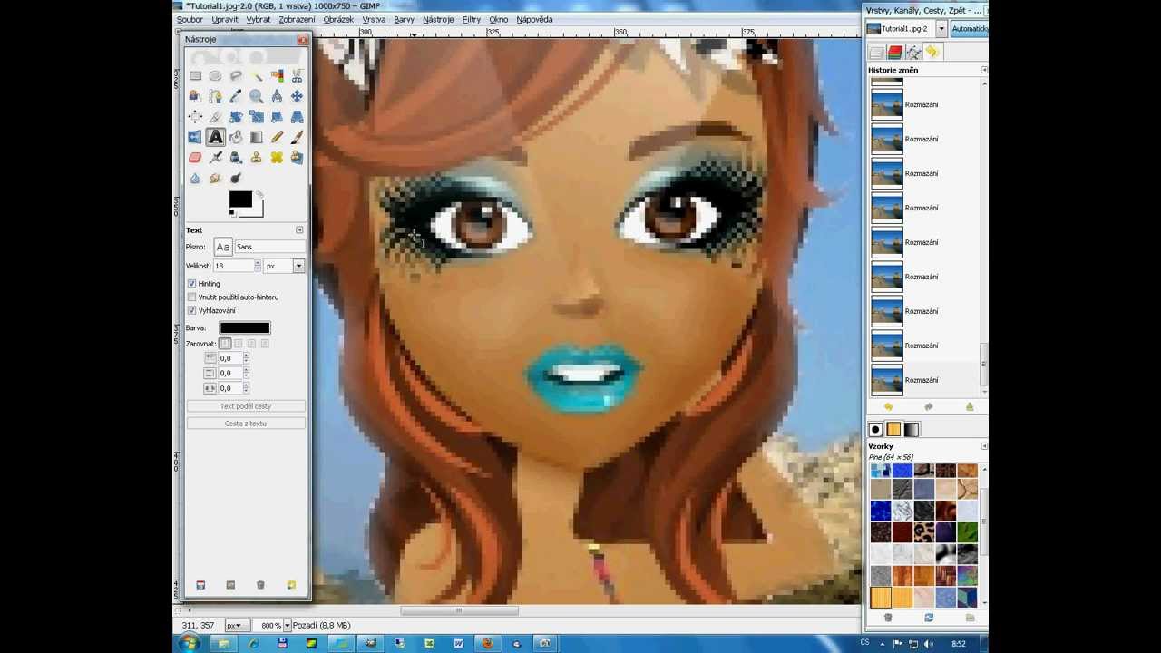 Tutorial MW Doll Edit Gimp 2 - YouTube