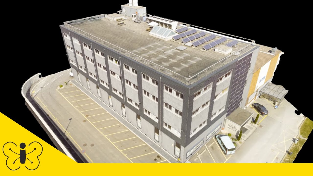 senseFly HQ in 3D – Mapped by a senseFly albris Drone - YouTube