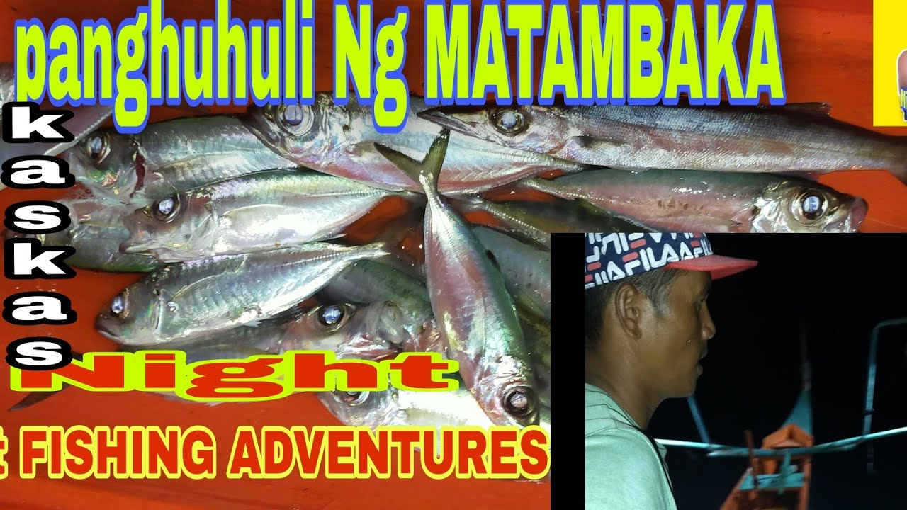 panghuhuli Ng MATAMBAKA | Night Fishing|Using KasKas.... - YouTube