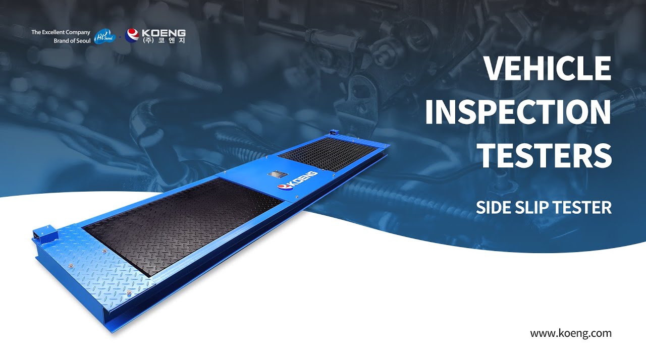 Side slip tester. KEA-15000 made by KOENG - YouTube