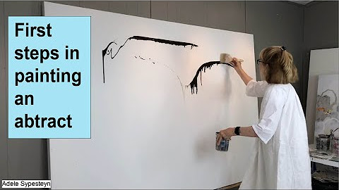 Abstract painting tutorials - YouTube