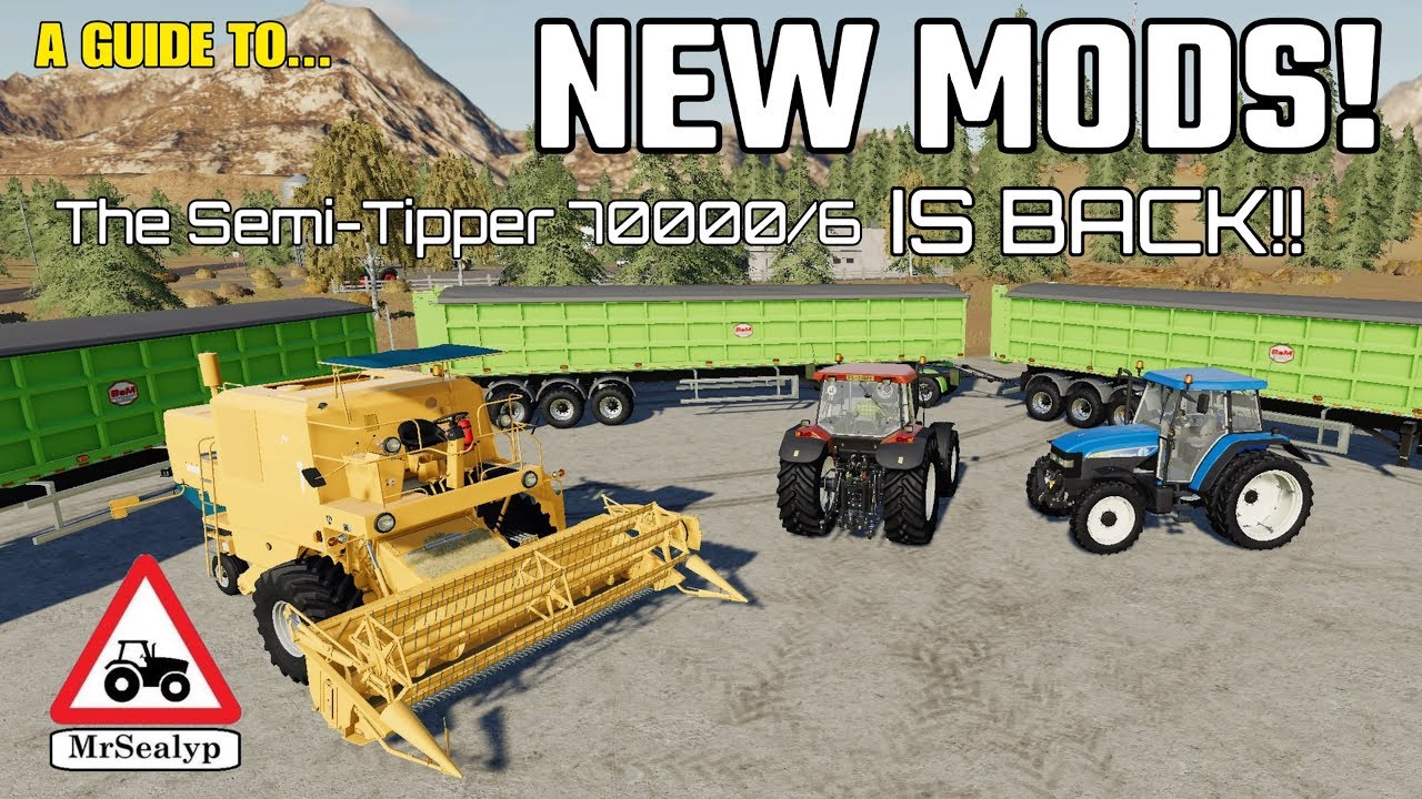 A GUIDE TO... NEW MODS! 25th Sept 2019, Farming Simulator 19, PS4 ...