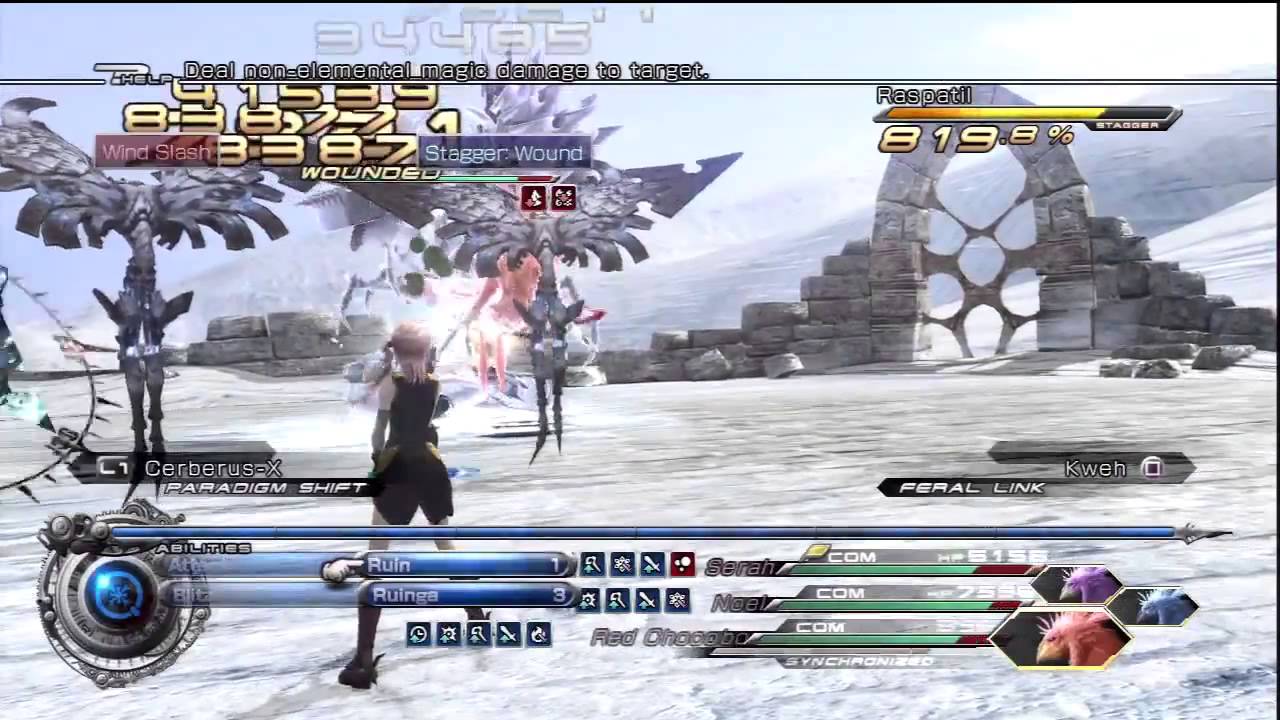 Final Fantasy XIII-2 - Raspatil gil farming with Red Chocobo (Magic ...