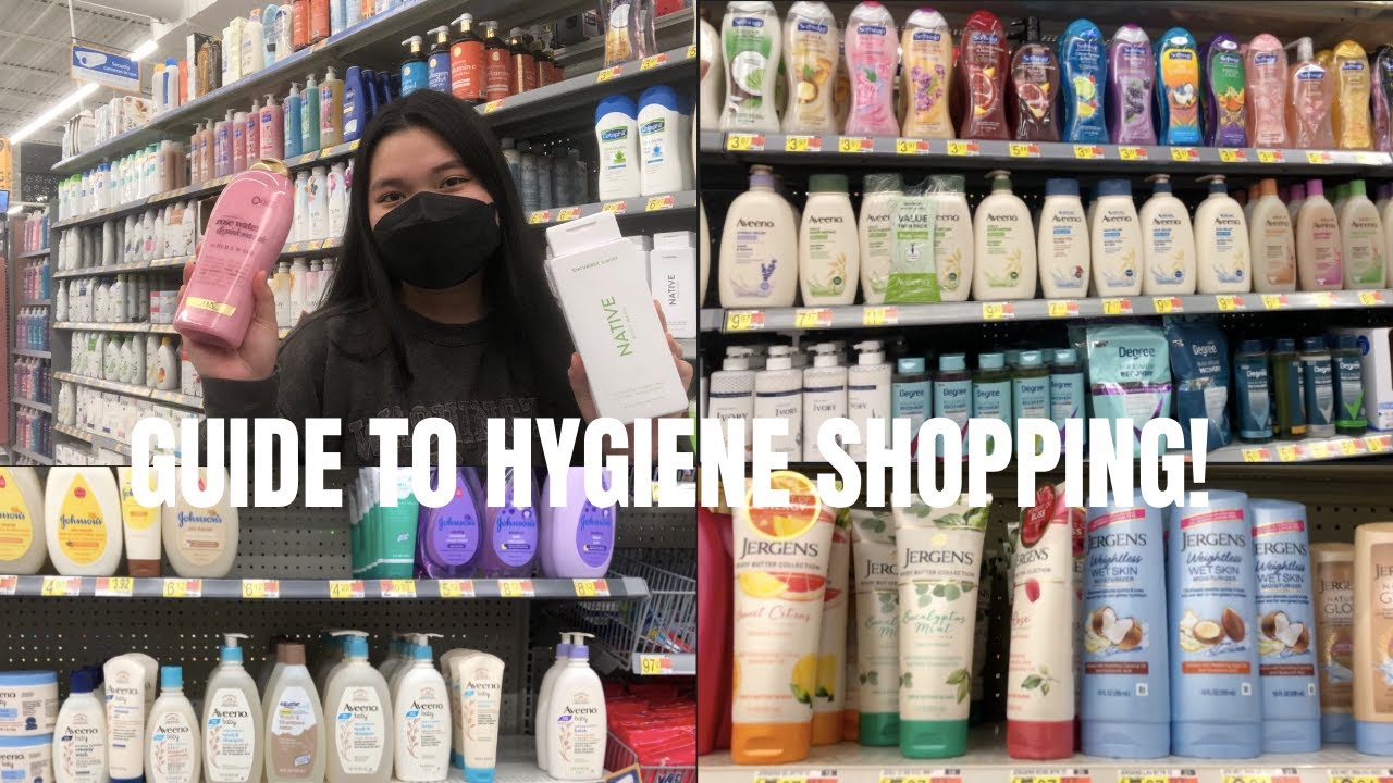 HYGIENE SHOP WITH ME ESSENTIALS GUIDE FOR BEGINNERS! - YouTube