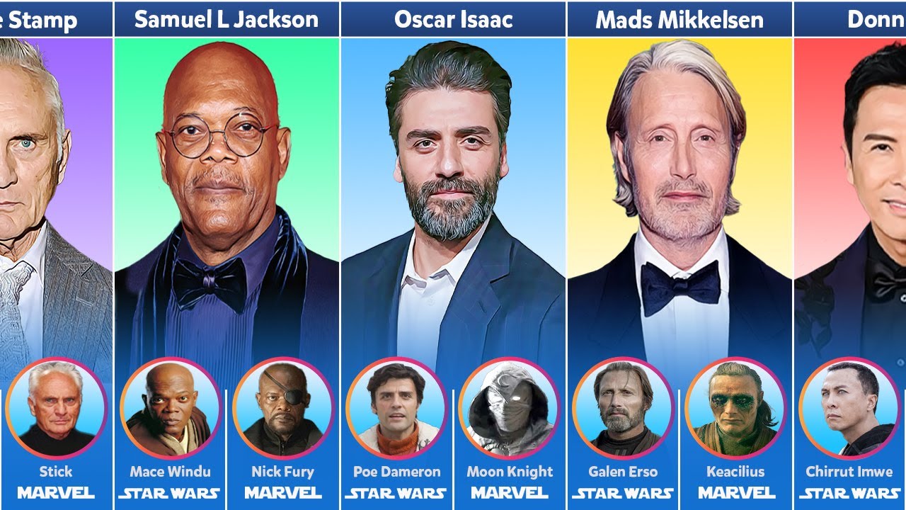 Actors Who Have Played Star Wars and Marvel Characters | Star Wars X ...