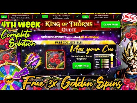 #4 King Of Thorns Quest Riddles Complete Solution proof - Free Golden ...