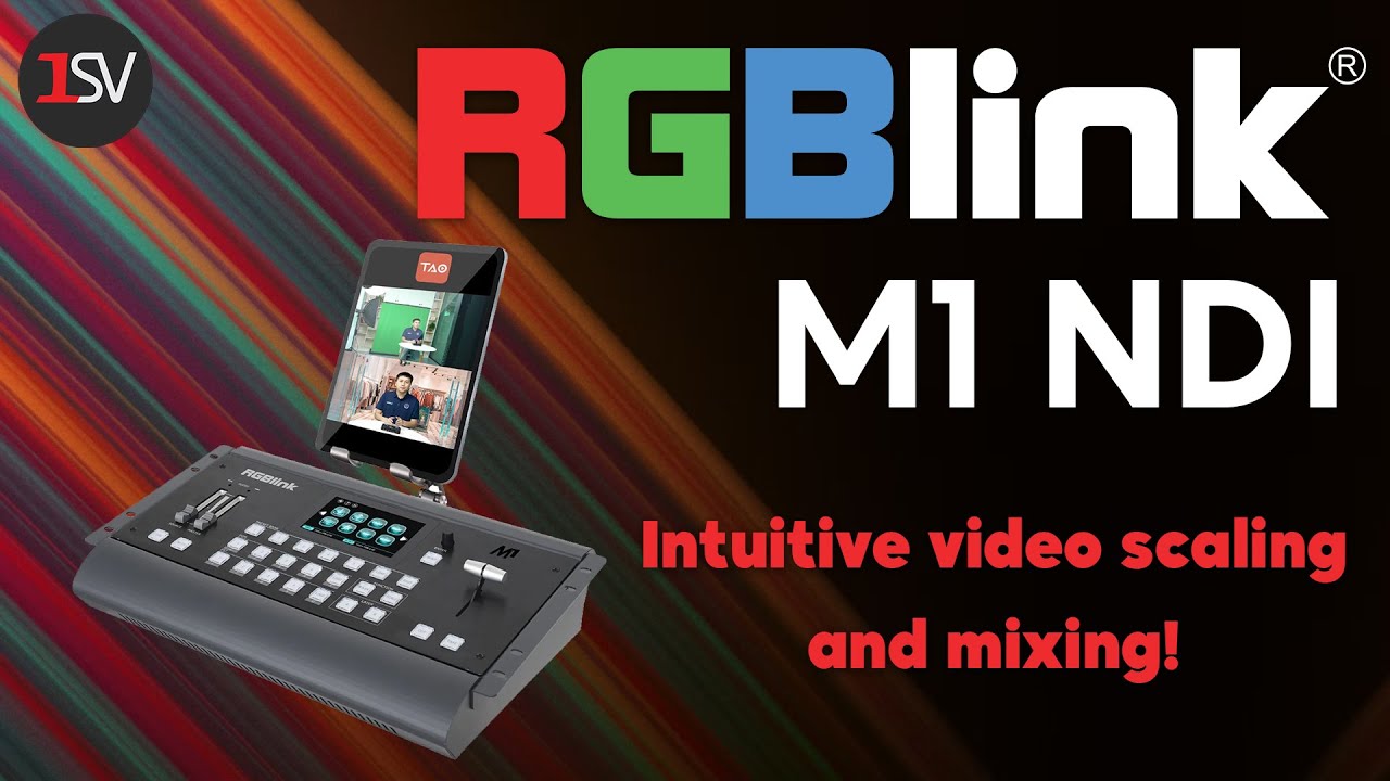 RGBlink's M1 NDI: Video Scaling and Mixing Made Easy! - YouTube
