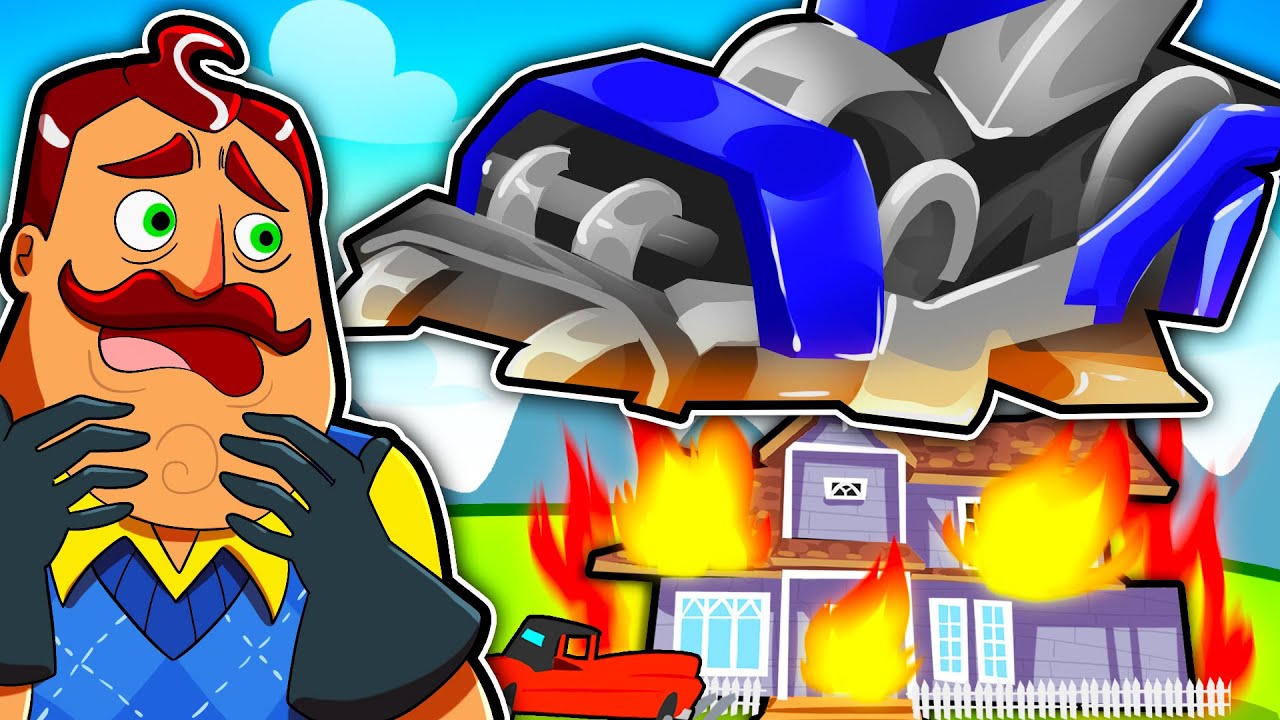 DISTRUGGO LA CASA DI HELLO NEIGHBOR CON I TRANSFORMERS SU TEARDOWN ...