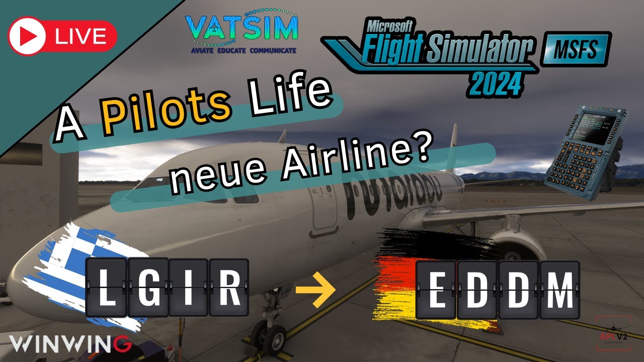 🔴 MSFS 2024 | APL2-Karriere: Rückflug nach München & neuer Airline-Job ...